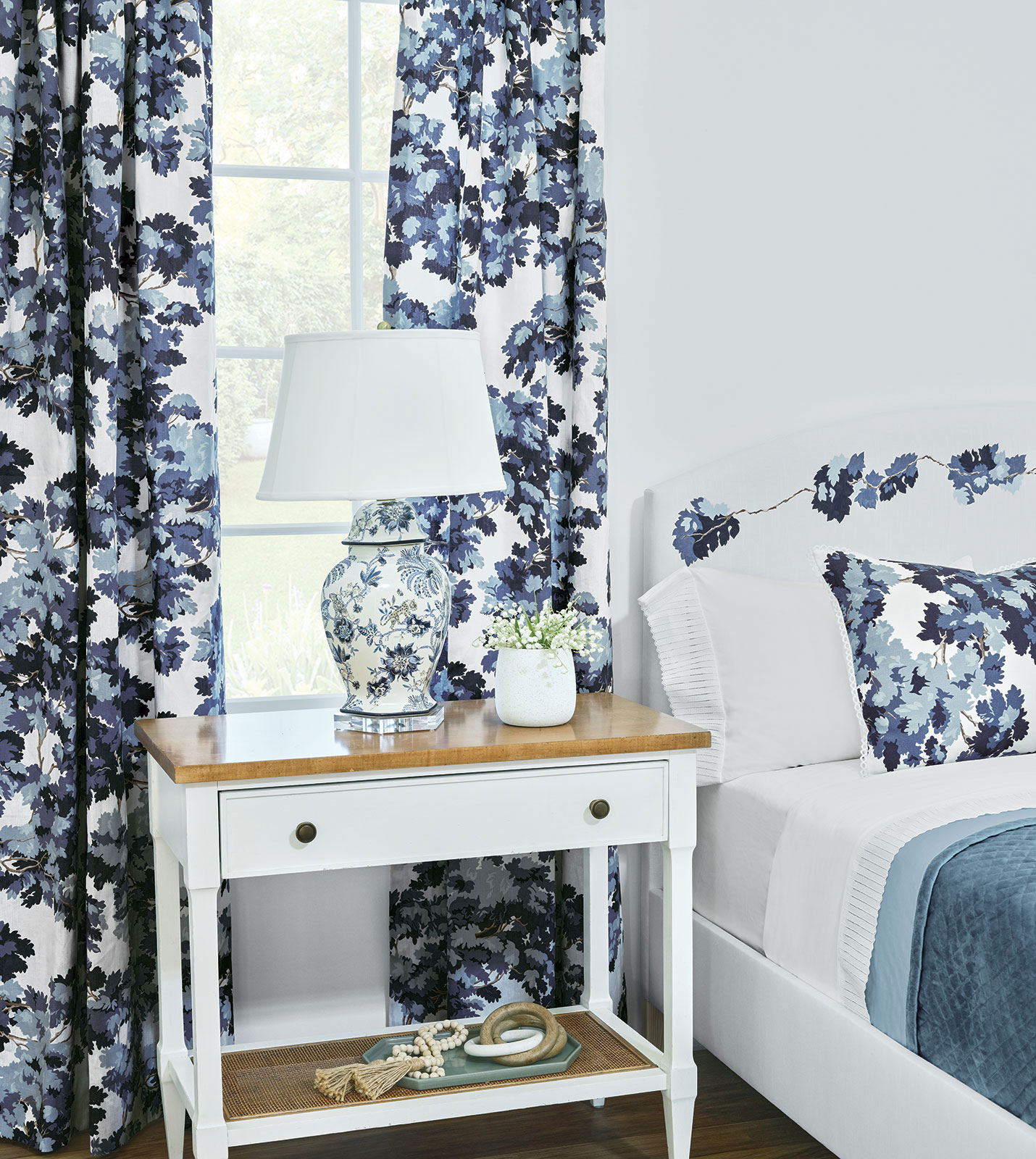 Beatrice Botanical Curtain Panel | Eastern Accents