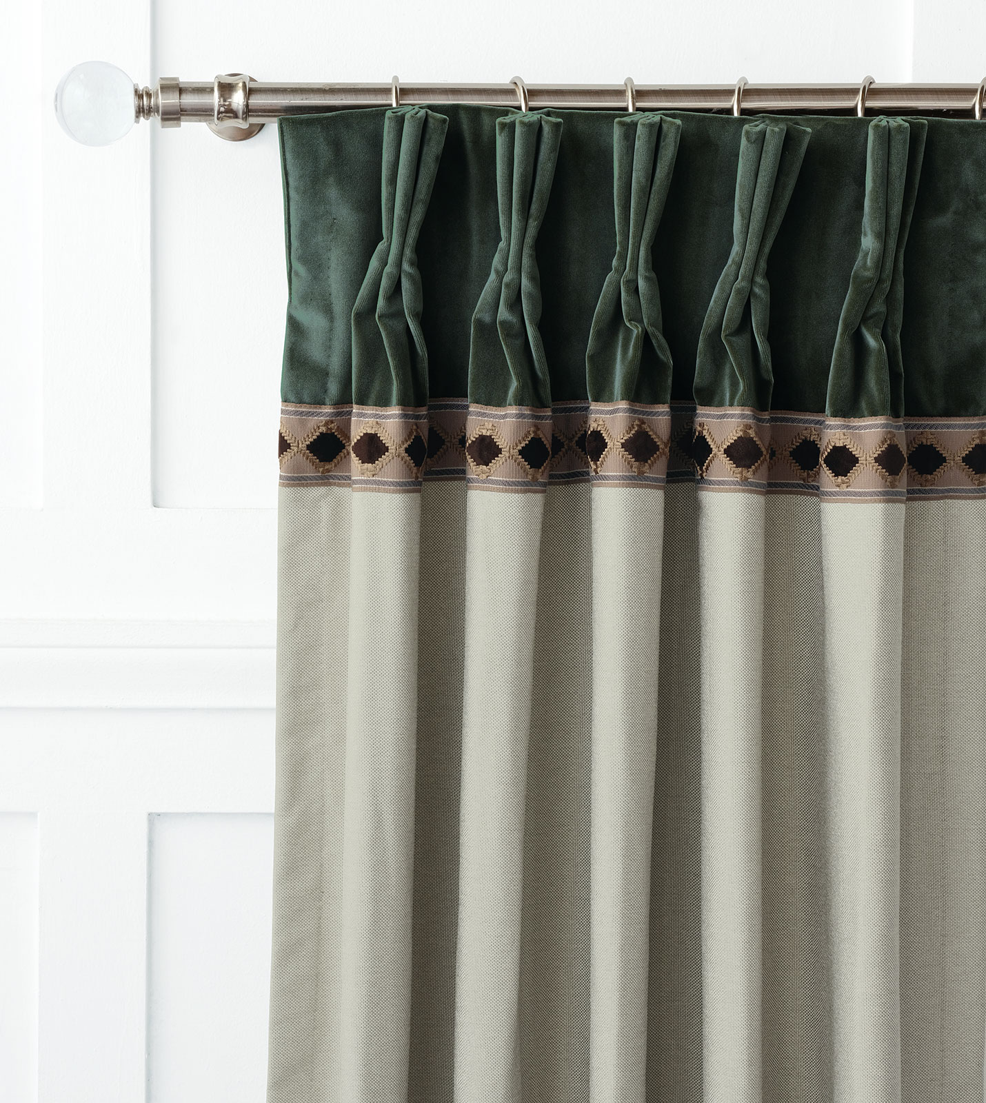 Steeplechaser Colorblock Curtain Panel | Eastern Accents