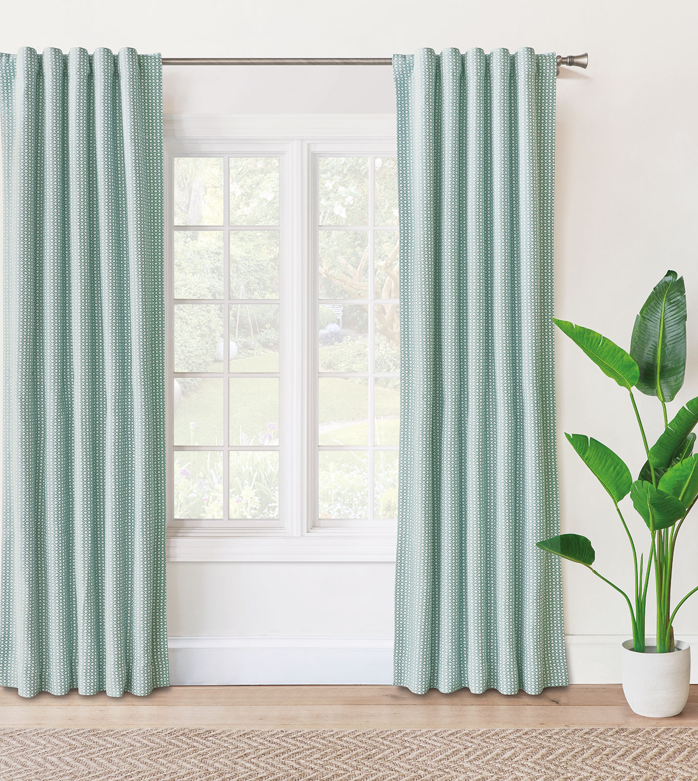 Belize Birdseye Curtain Panel | Eastern Accents