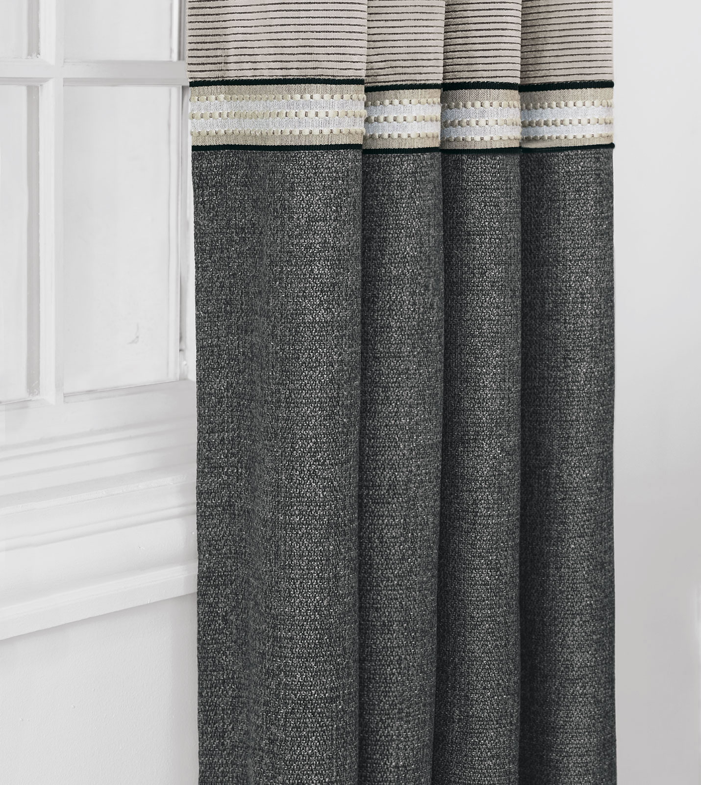 Enoch Colorblock Curtain Panel | Eastern Accents