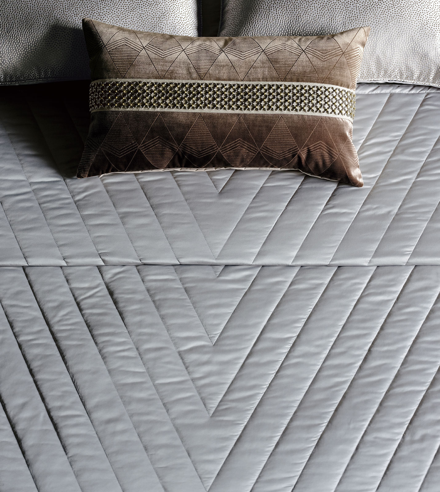 Silvio Chevron Coverlet | Eastern Accents