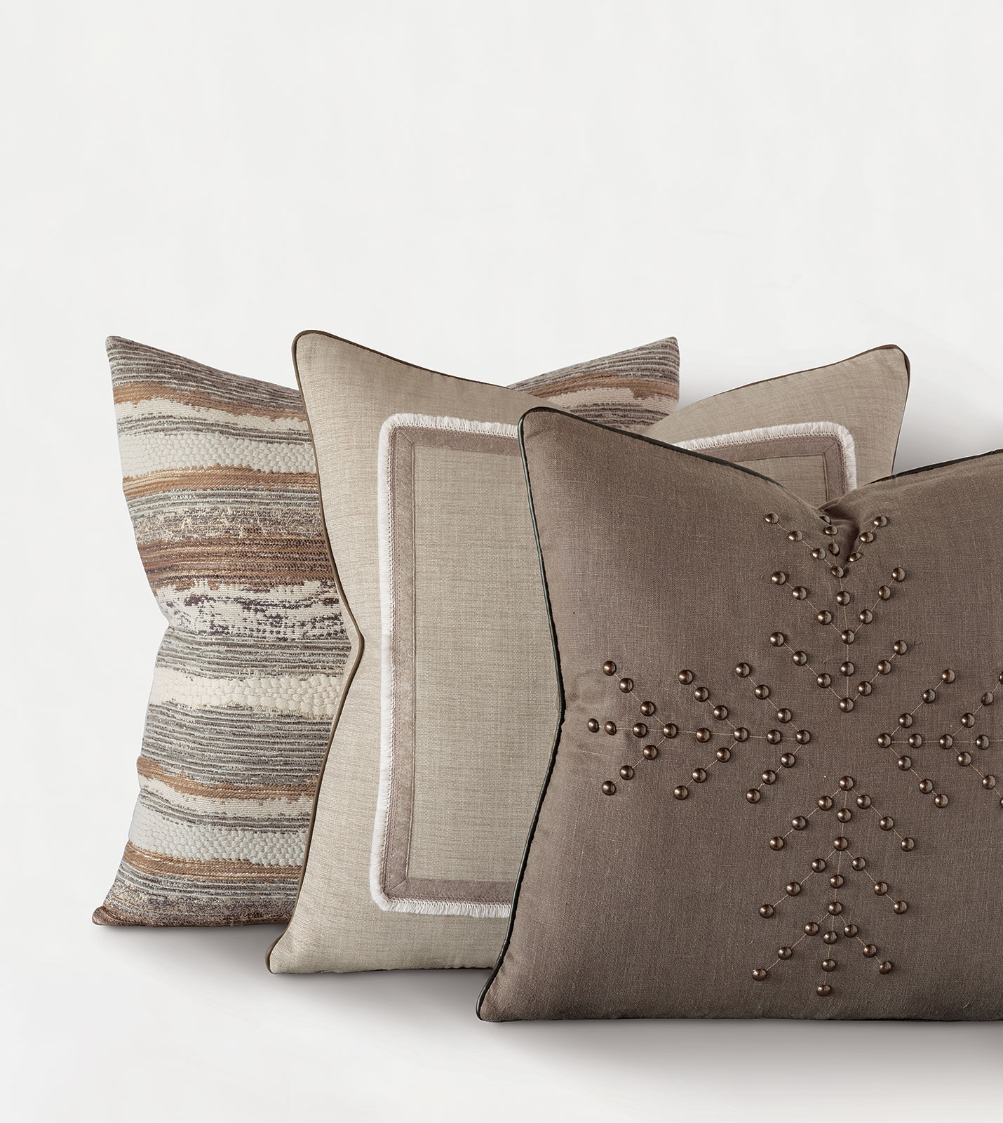 Teryn Textured Decorative Pillow - 22x22 | Eastern Accents