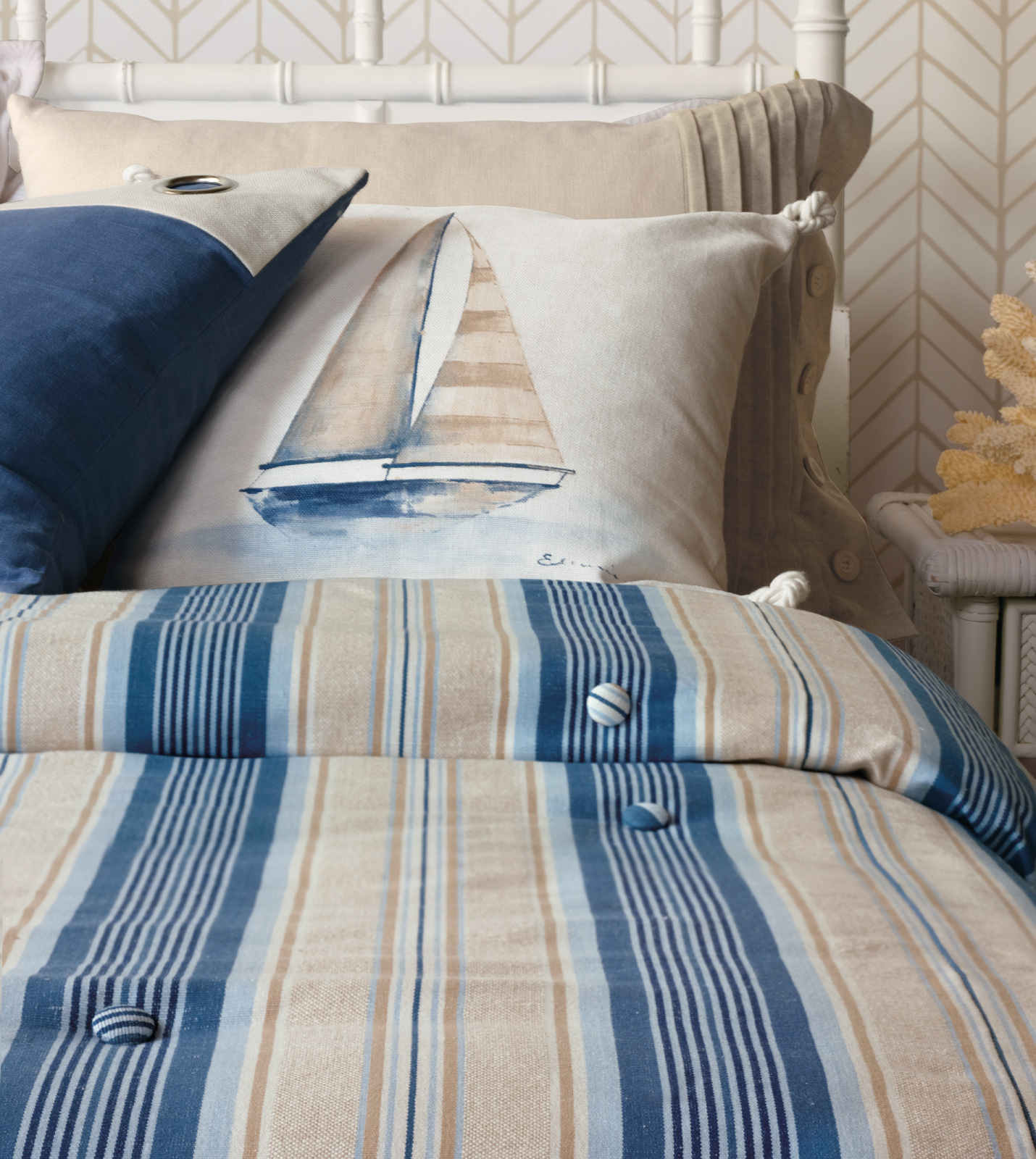 Maritime Marine Duvet Cover | Eastern Accents
