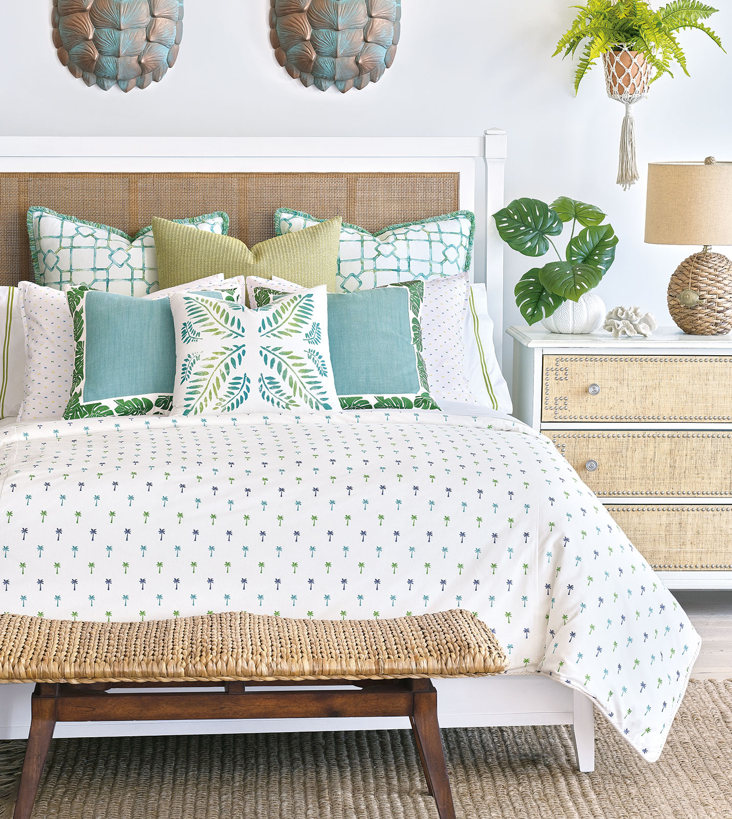 Belize Embroidered Duvet Cover | Eastern Accents