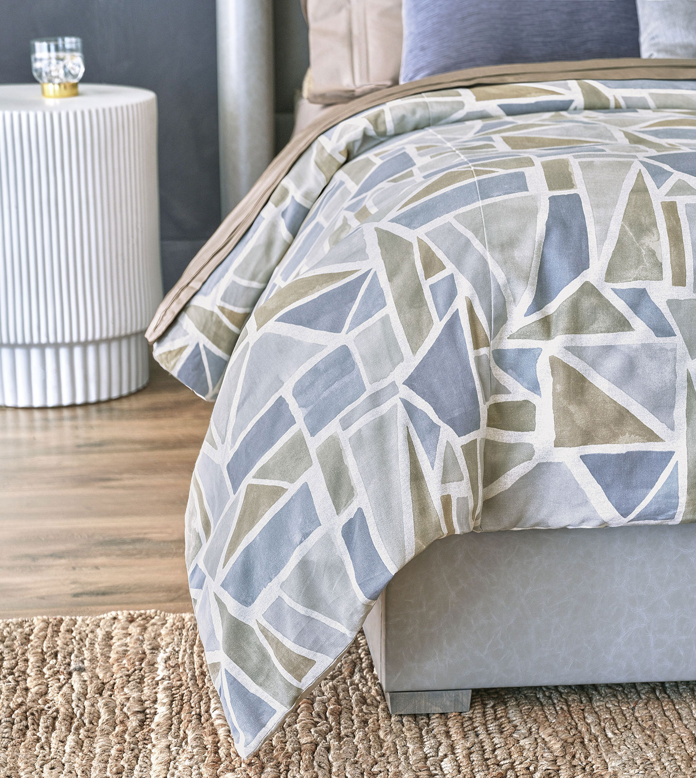 Oliver Geometric Duvet Cover | Eastern Accents