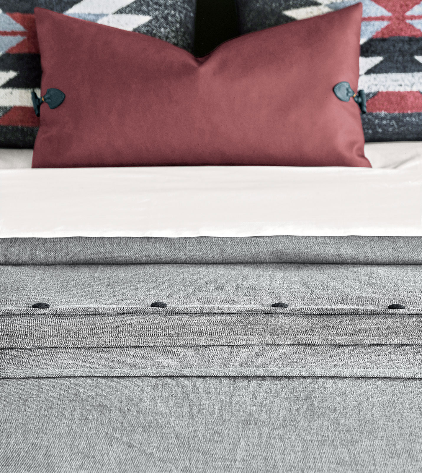 Andes Pleated Duvet Cover | Eastern Accents