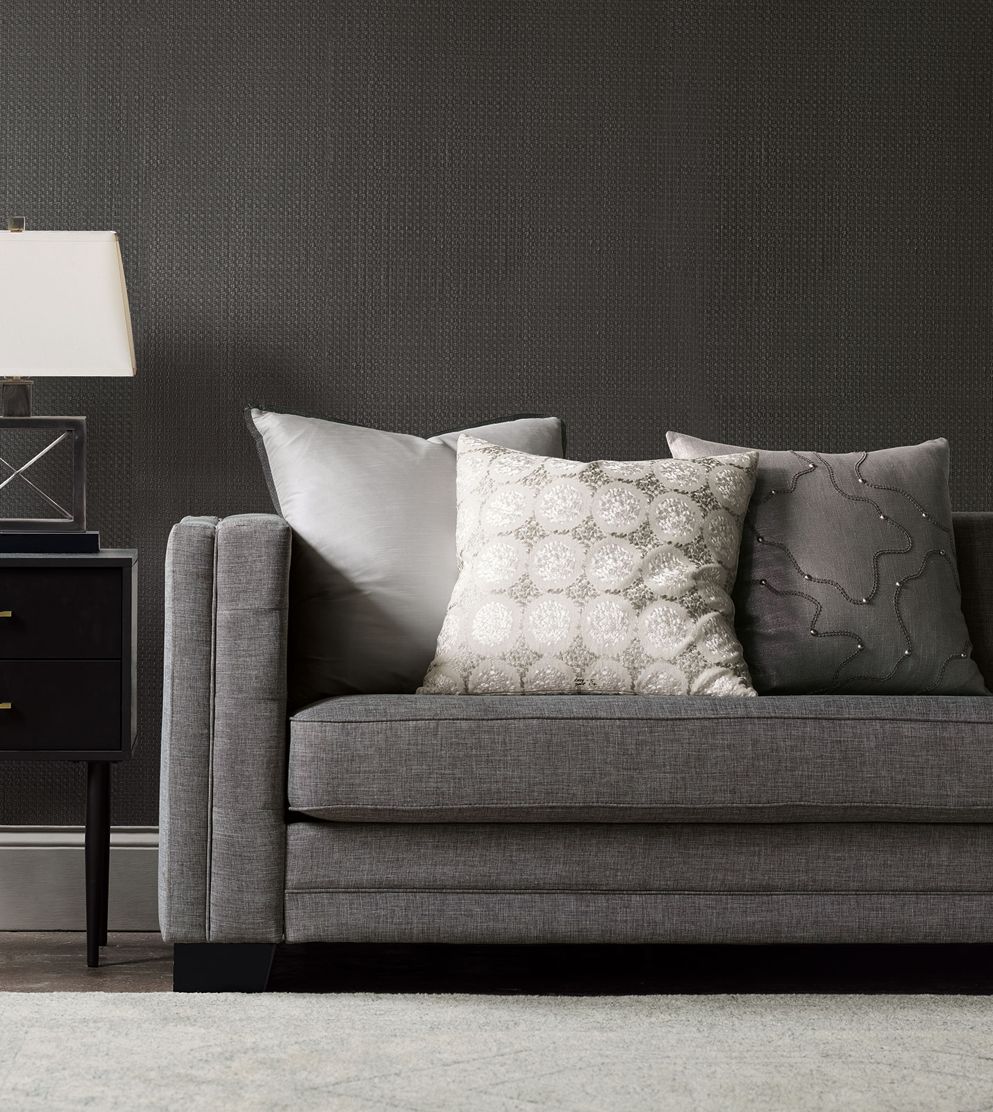 Edris Fog With Butterfly Pleats | Eastern Accents