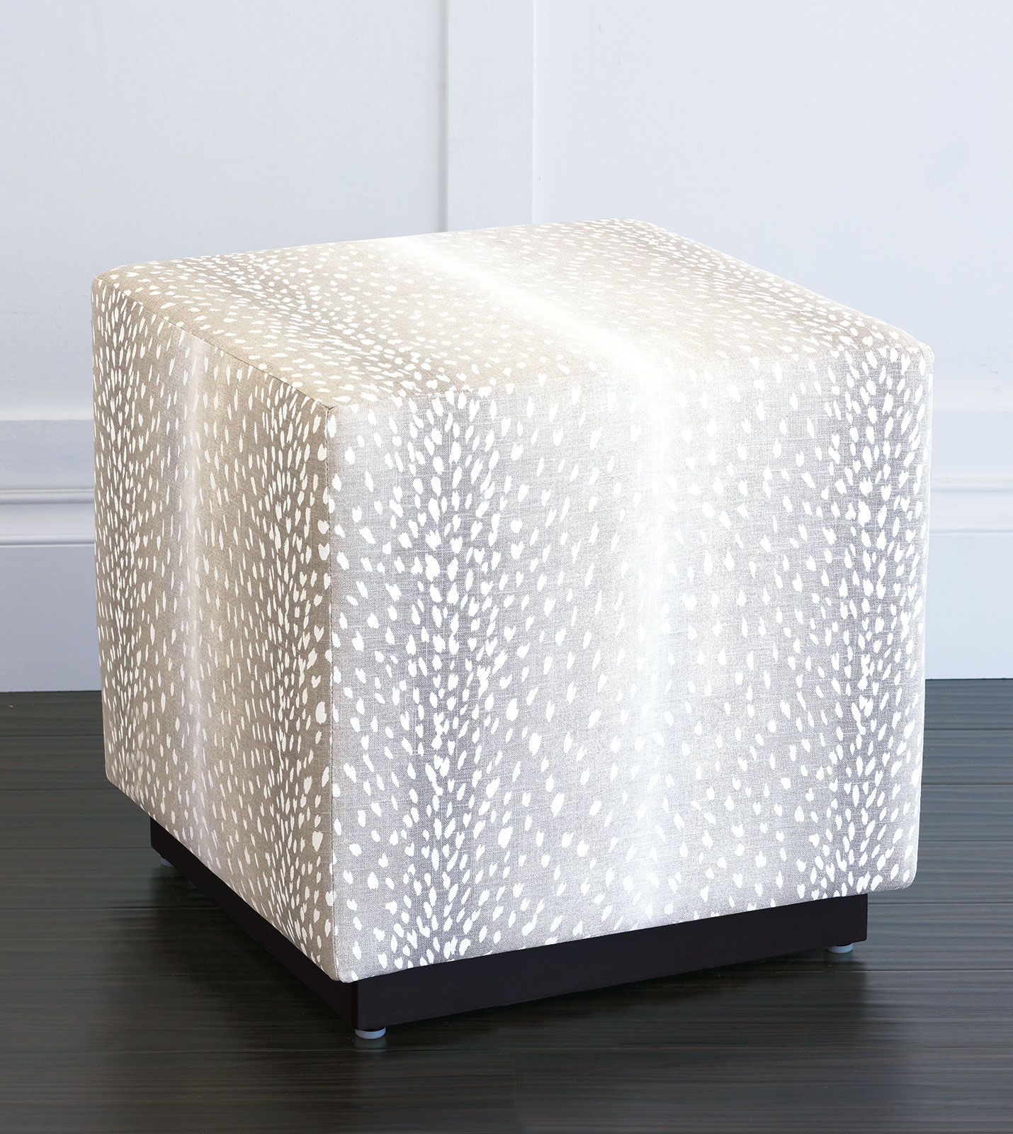 Wiley Platform Ottoman In Gray | Eastern Accents