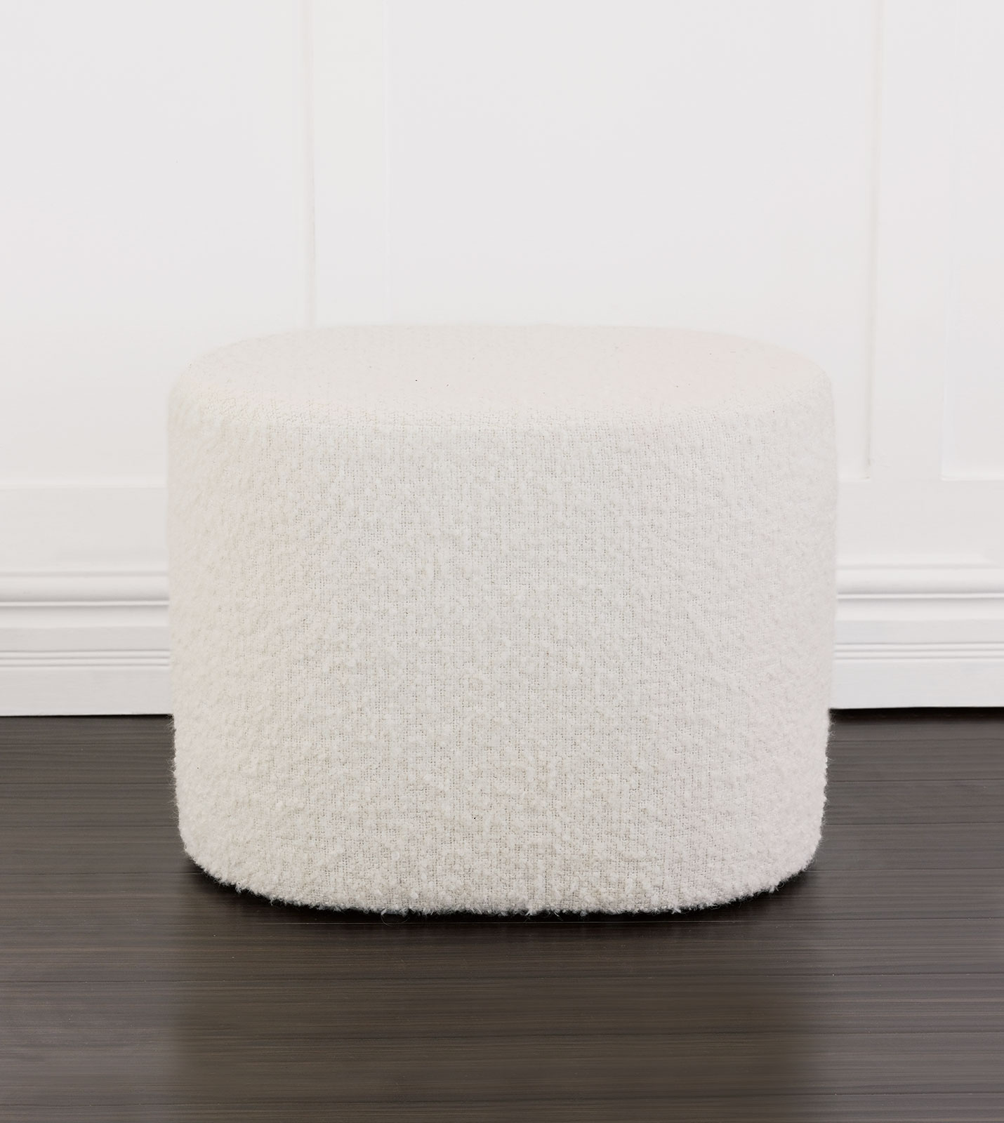 Kelso Boucle Ottoman | Eastern Accents