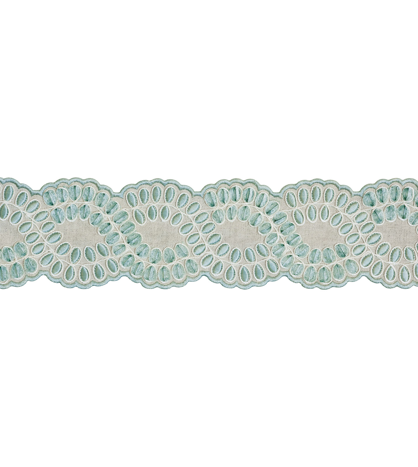 Kimana Aqua Border Trim | Eastern Accents