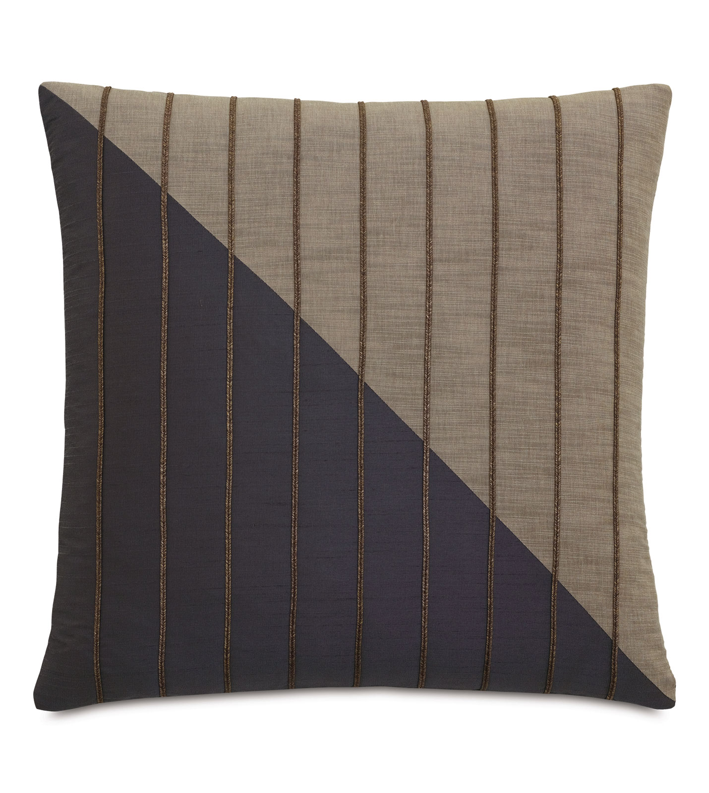 Priscilla Diagonal Decorative Pillow | Eastern Accents