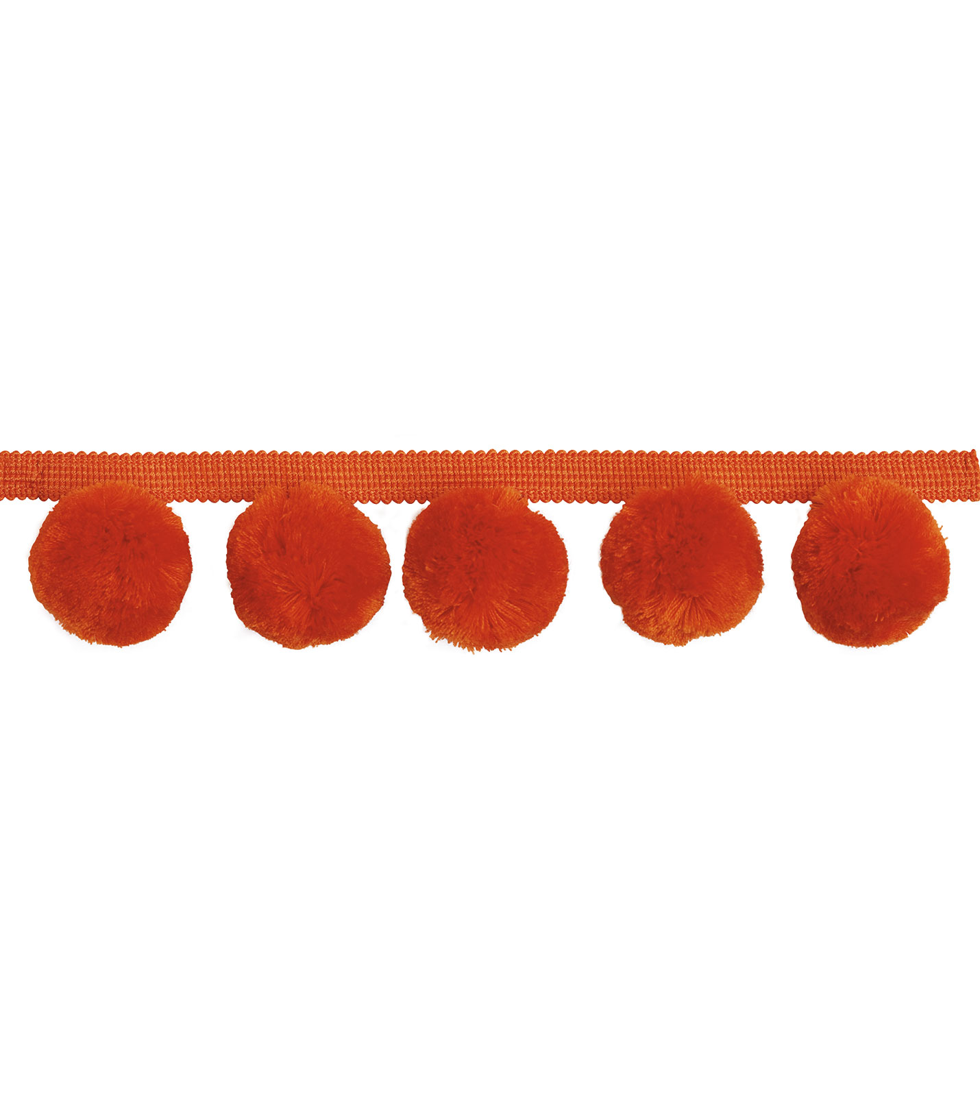 Finley Tangerine Ball Trim | Eastern Accents