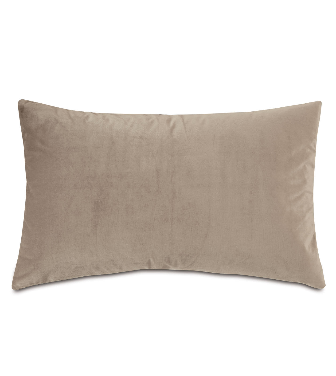 Nova Quilted Velvet Queen Sham In Fawn | Eastern Accents