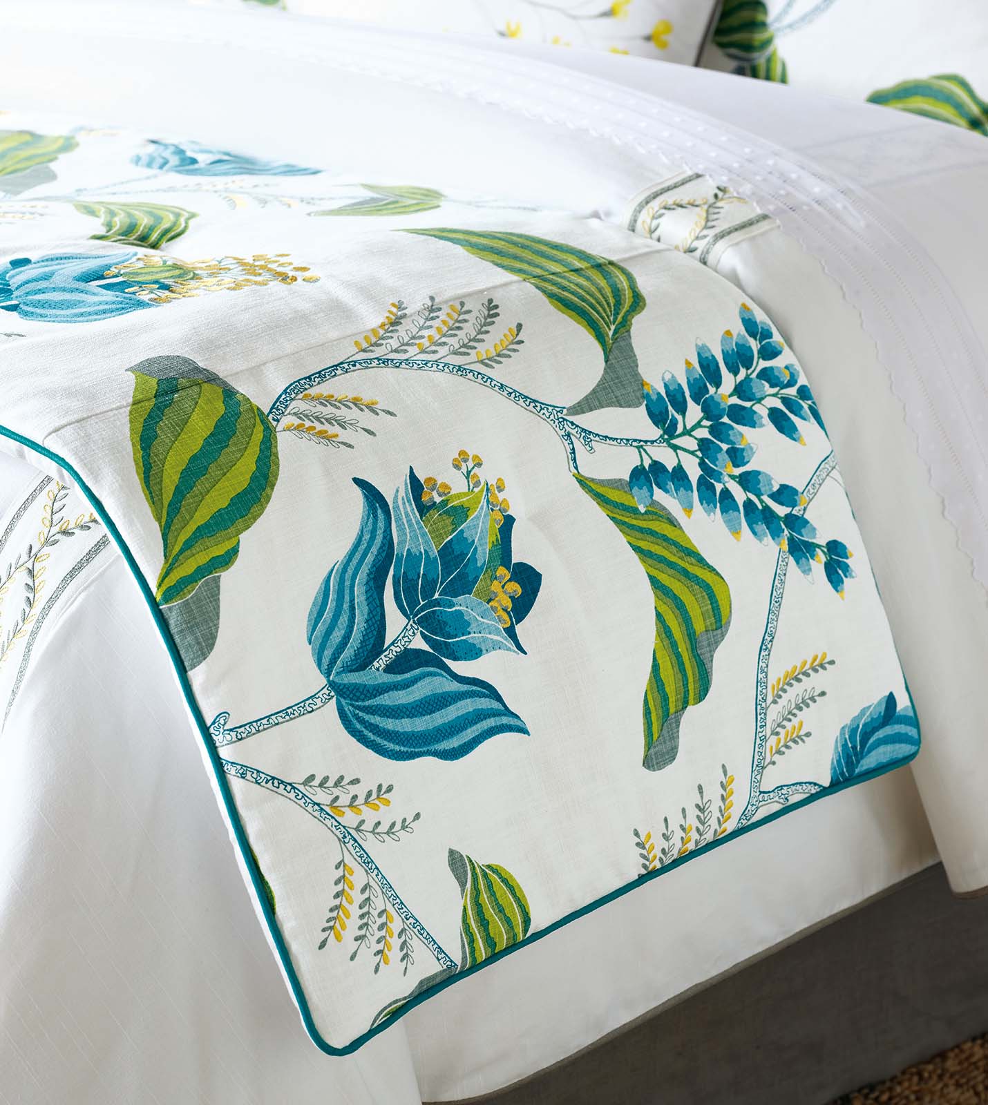 Clementine Embroidered Bed Scarf | Eastern Accents