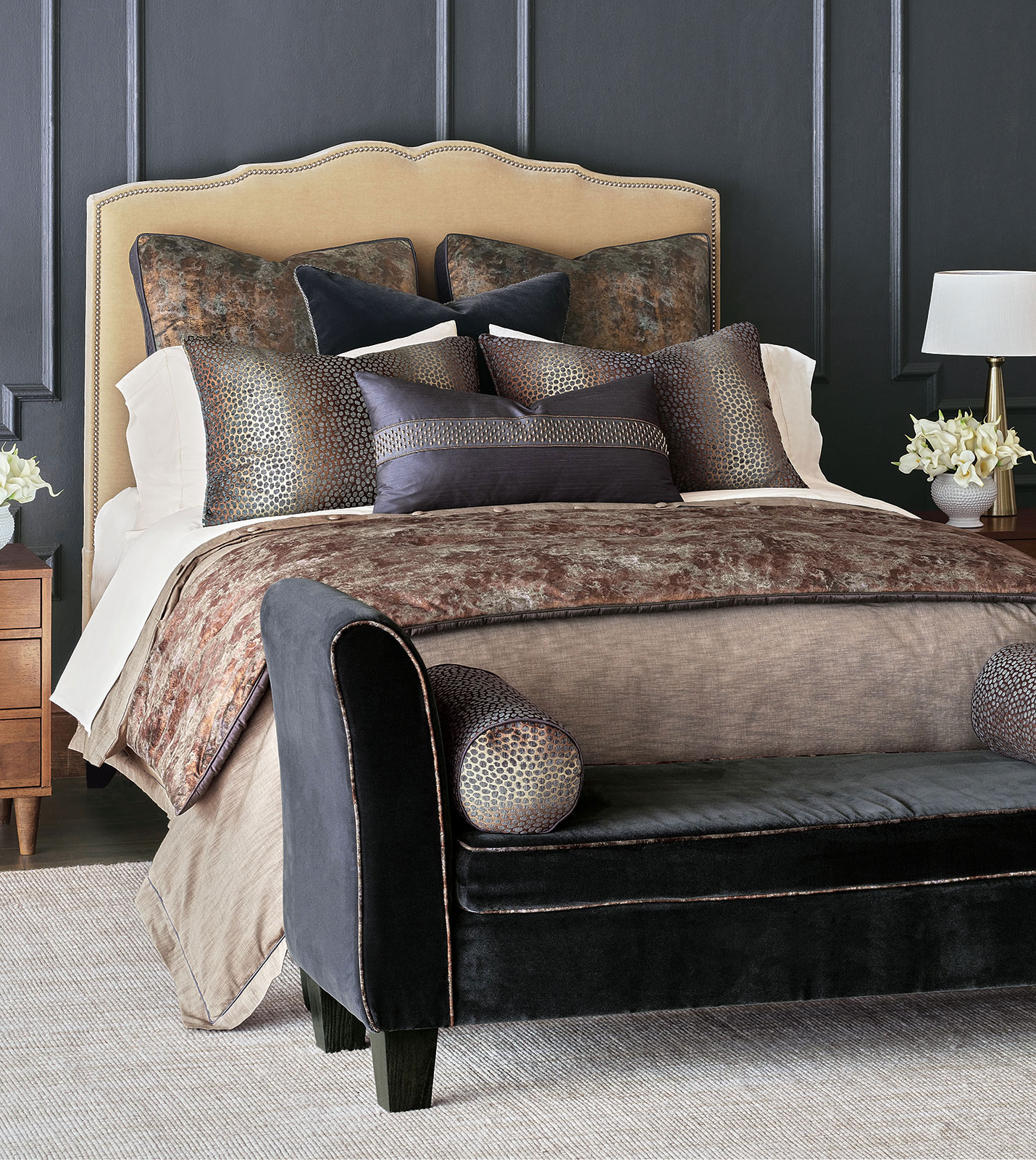 Priscilla Velvet Bed Scarf | Eastern Accents