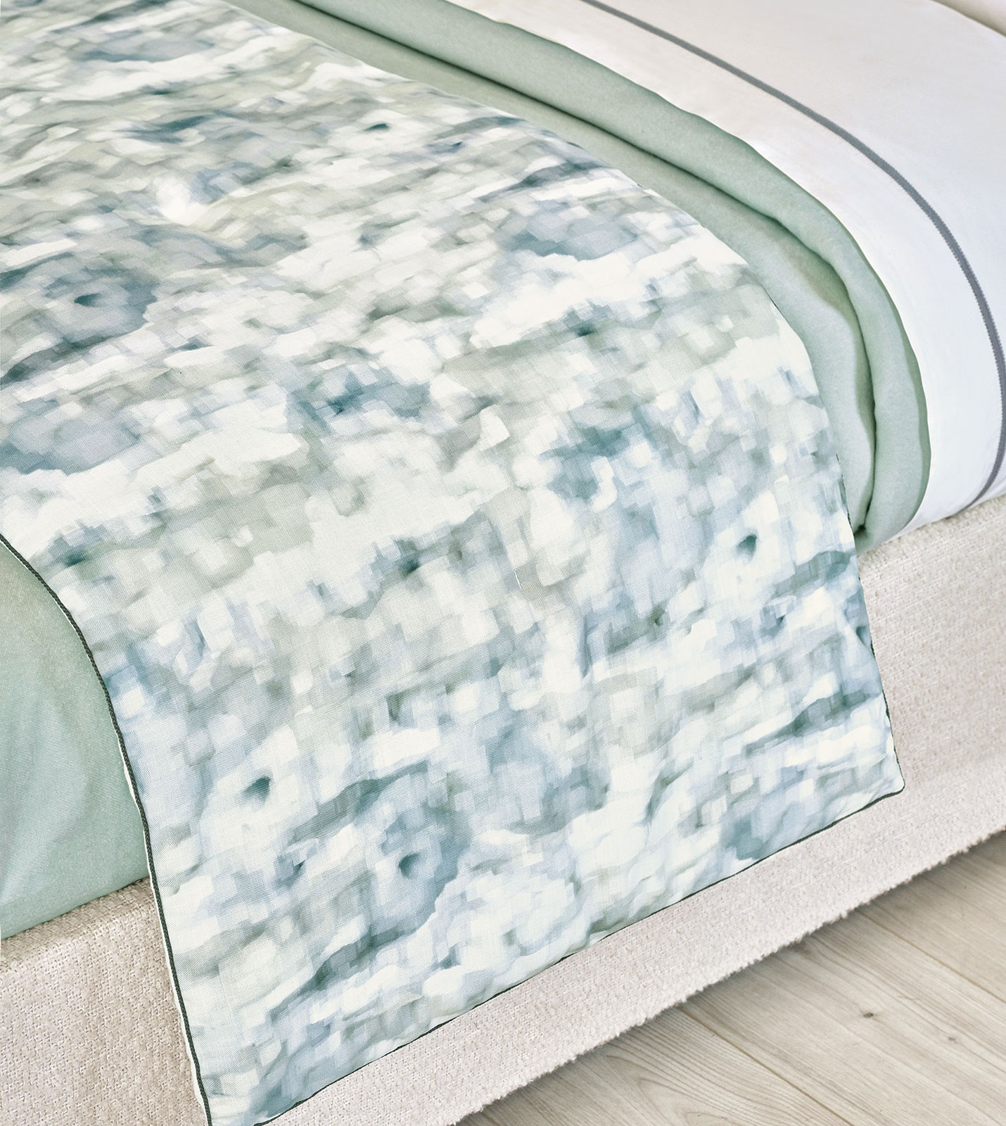 Camille Watercolor Bed Scarf | Eastern Accents