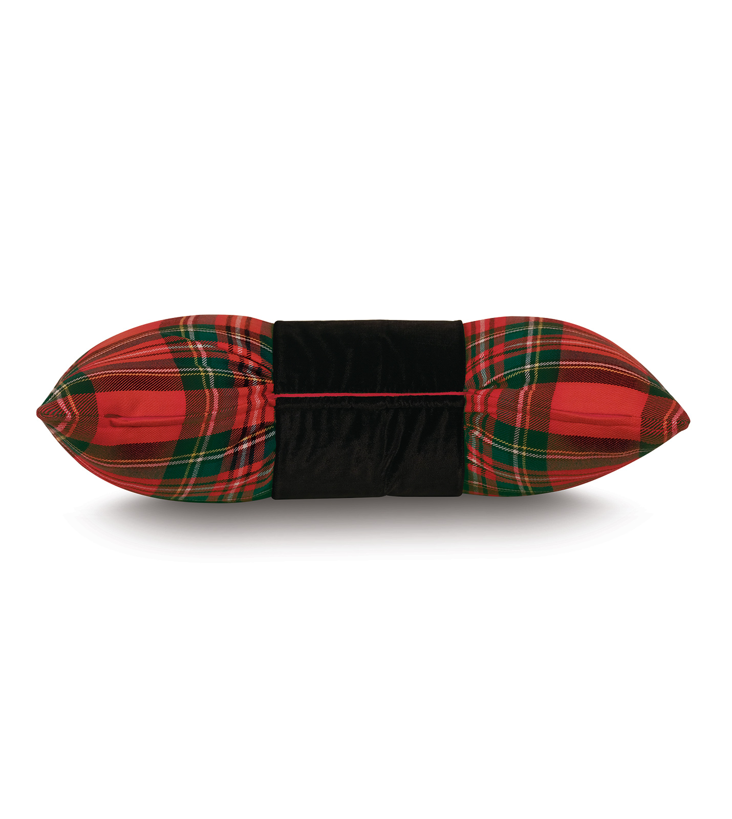 Tenenbaum Plaid Cuffed Decorative Pillow | Eastern Accents
