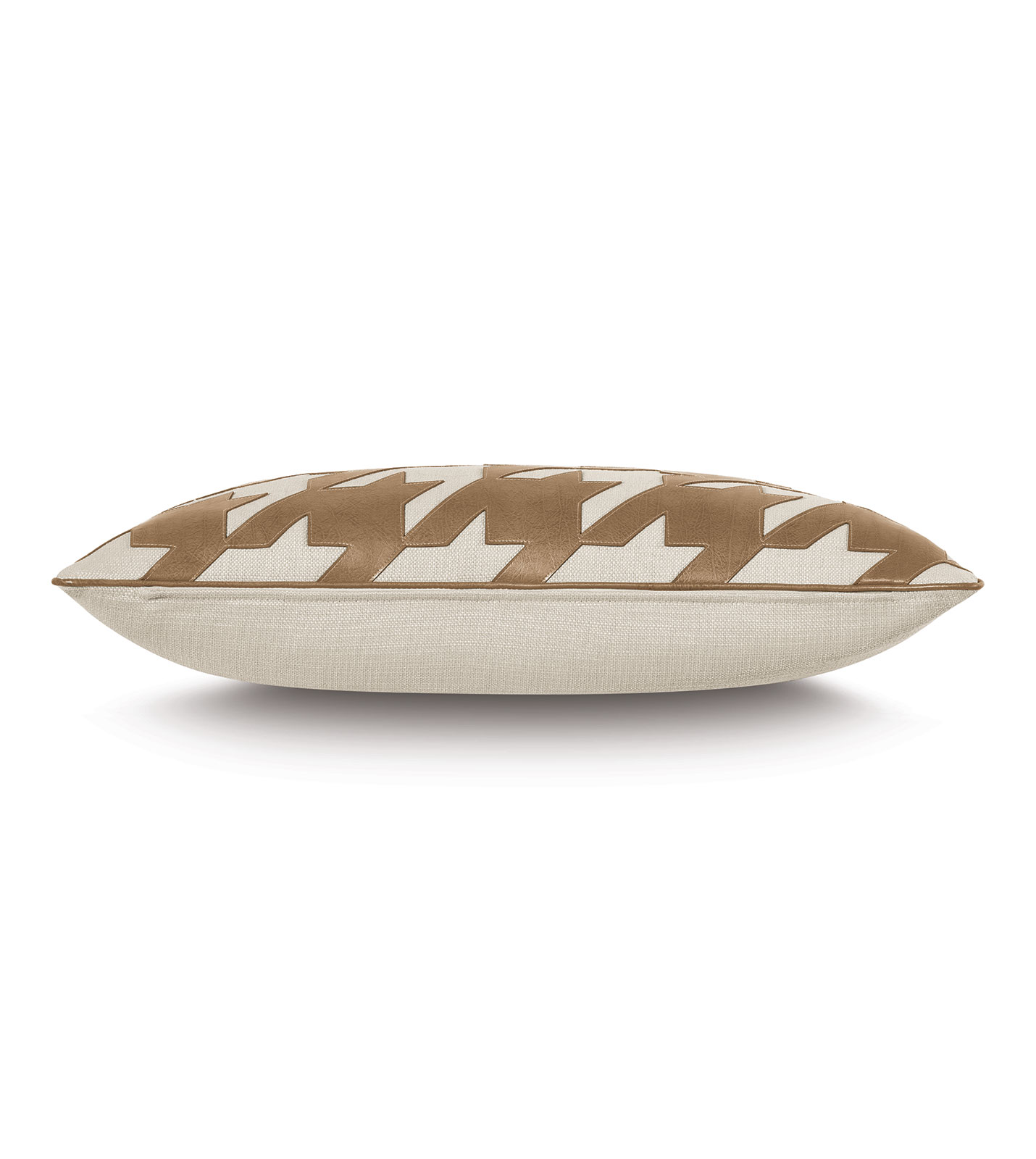 Lodge Houndstooth Decorative Pillow In Vivo Bisque | Eastern Accents