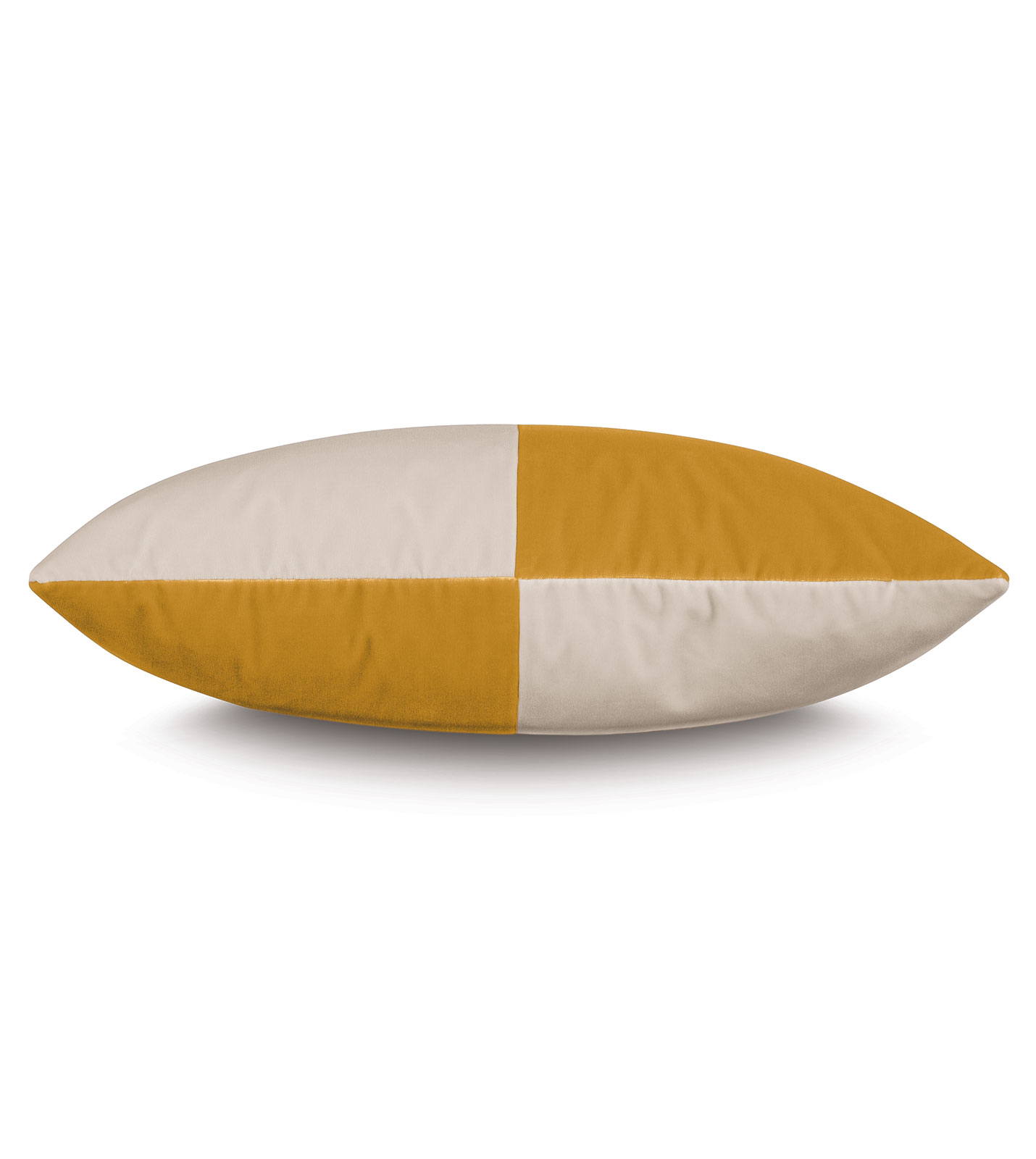 Uma Colorblock Decorative Pillow In Mustard | Eastern Accents