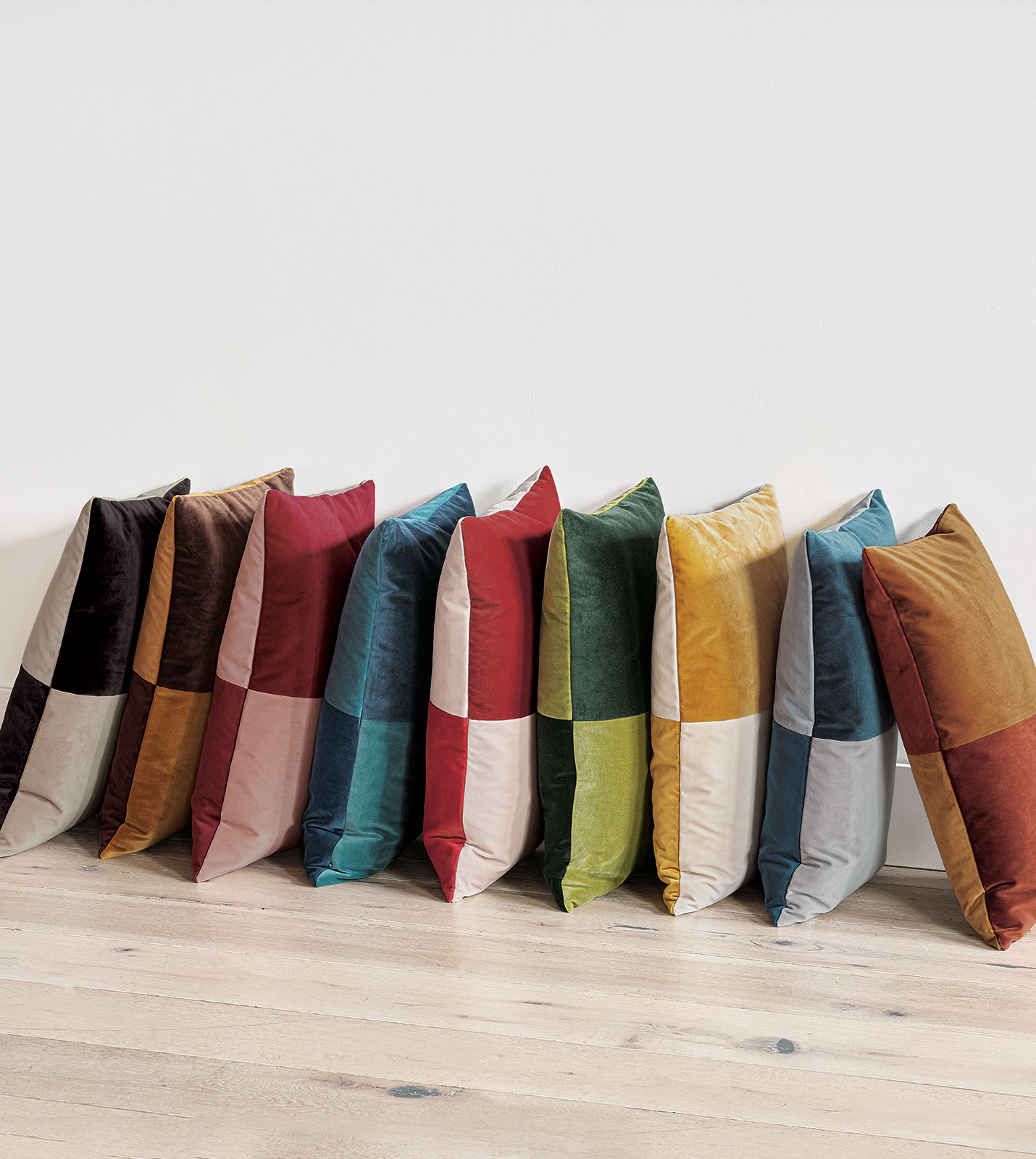 Uma Colorblock Decorative Pillow In Pacific | Eastern Accents