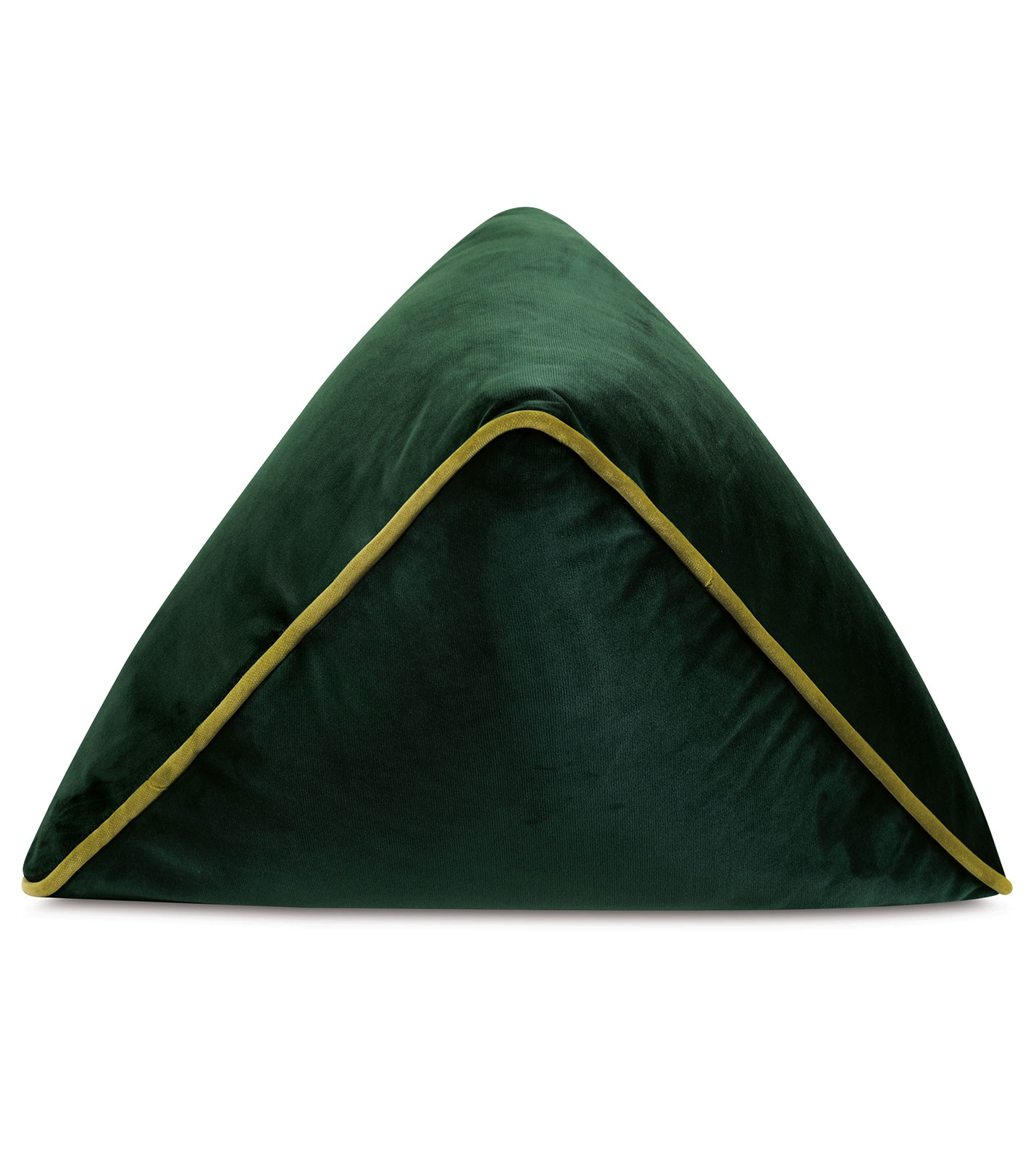 Uma Pyramid Decorative Pillow In Emerald | Eastern Accents