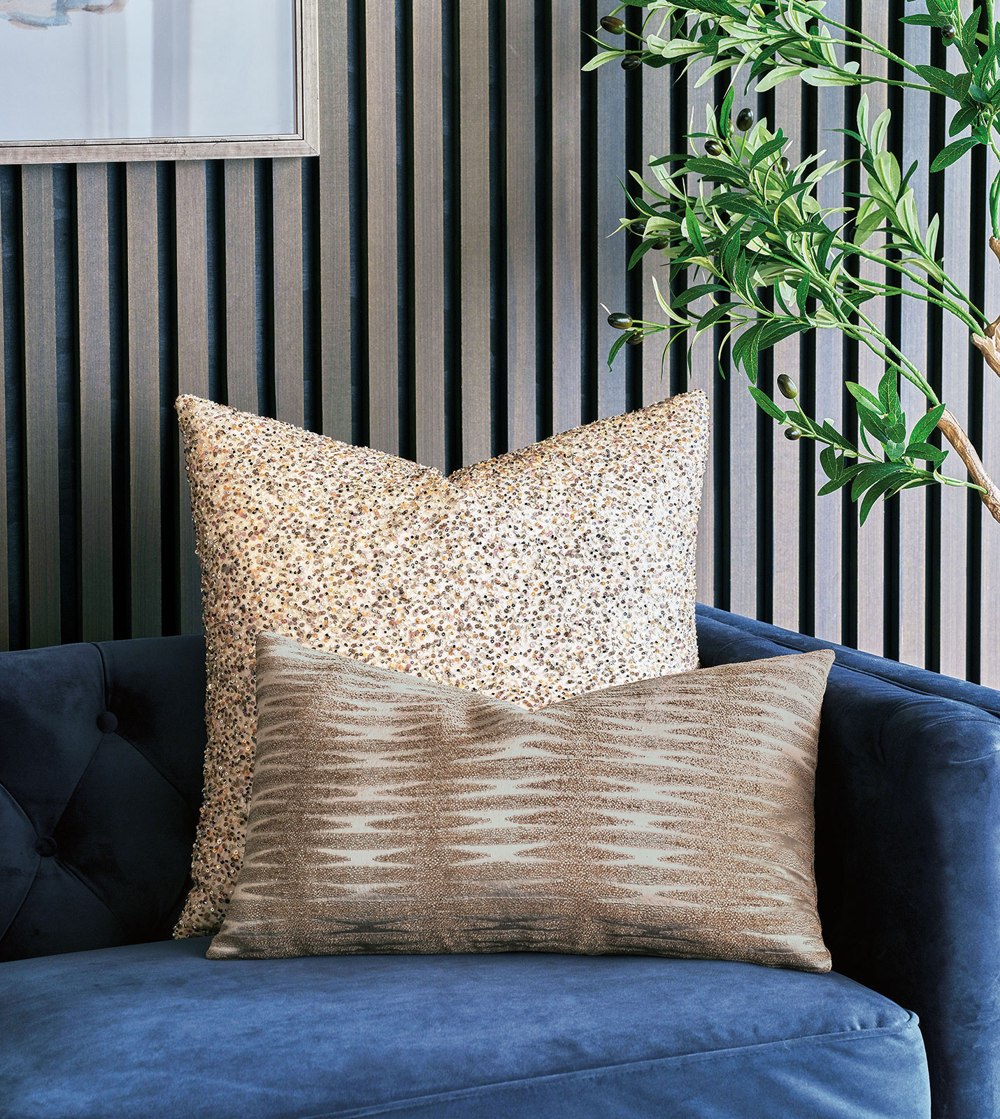 Sanoff Textured Decorative Pillow - 13x22 | Eastern Accents