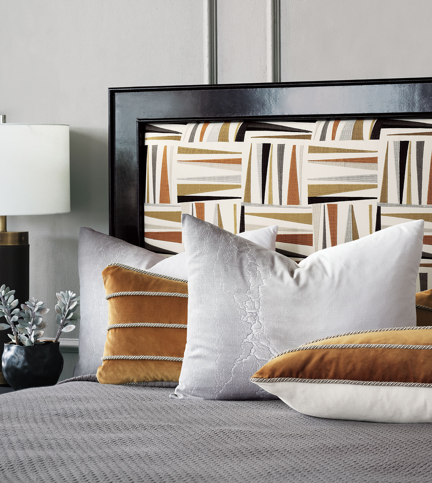 Baldwin White Standard Sham (left) | Eastern Accents