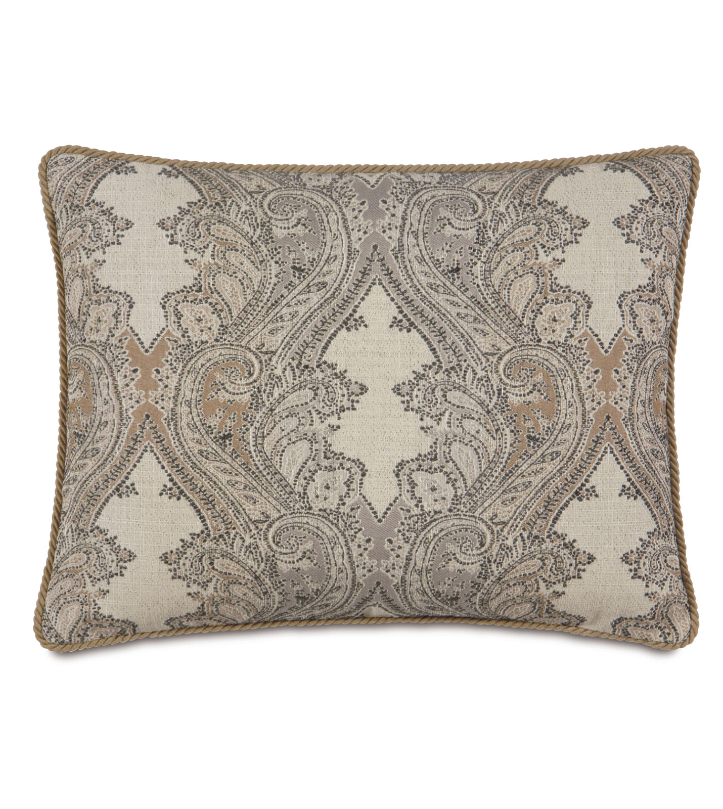 Aiden Damask Standard Sham | Eastern Accents