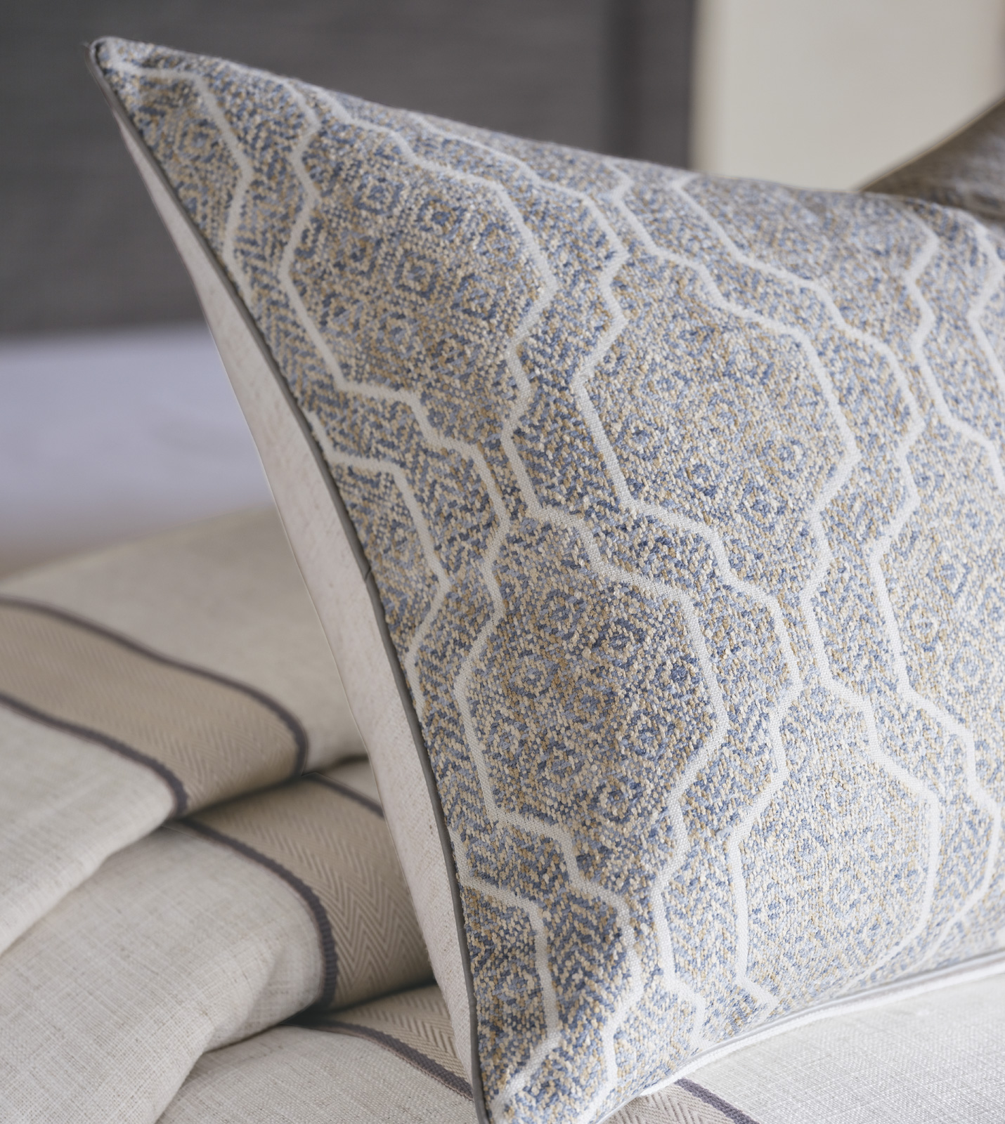 Safford Ogee Standard Sham | Eastern Accents