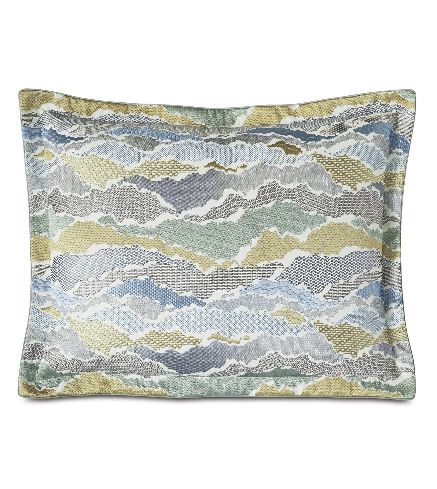 Zephyr Embroidered Standard Sham | Eastern Accents