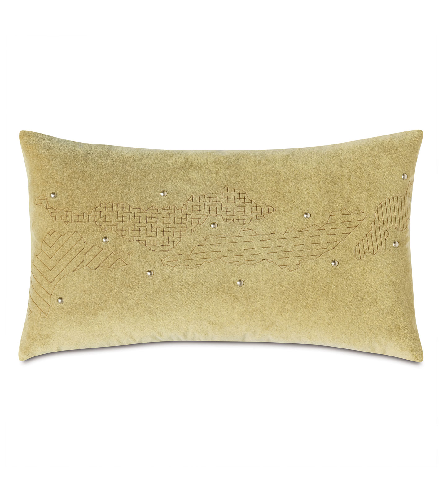 Zephyr Engraved Decorative Pillow - 15x26 | Eastern Accents