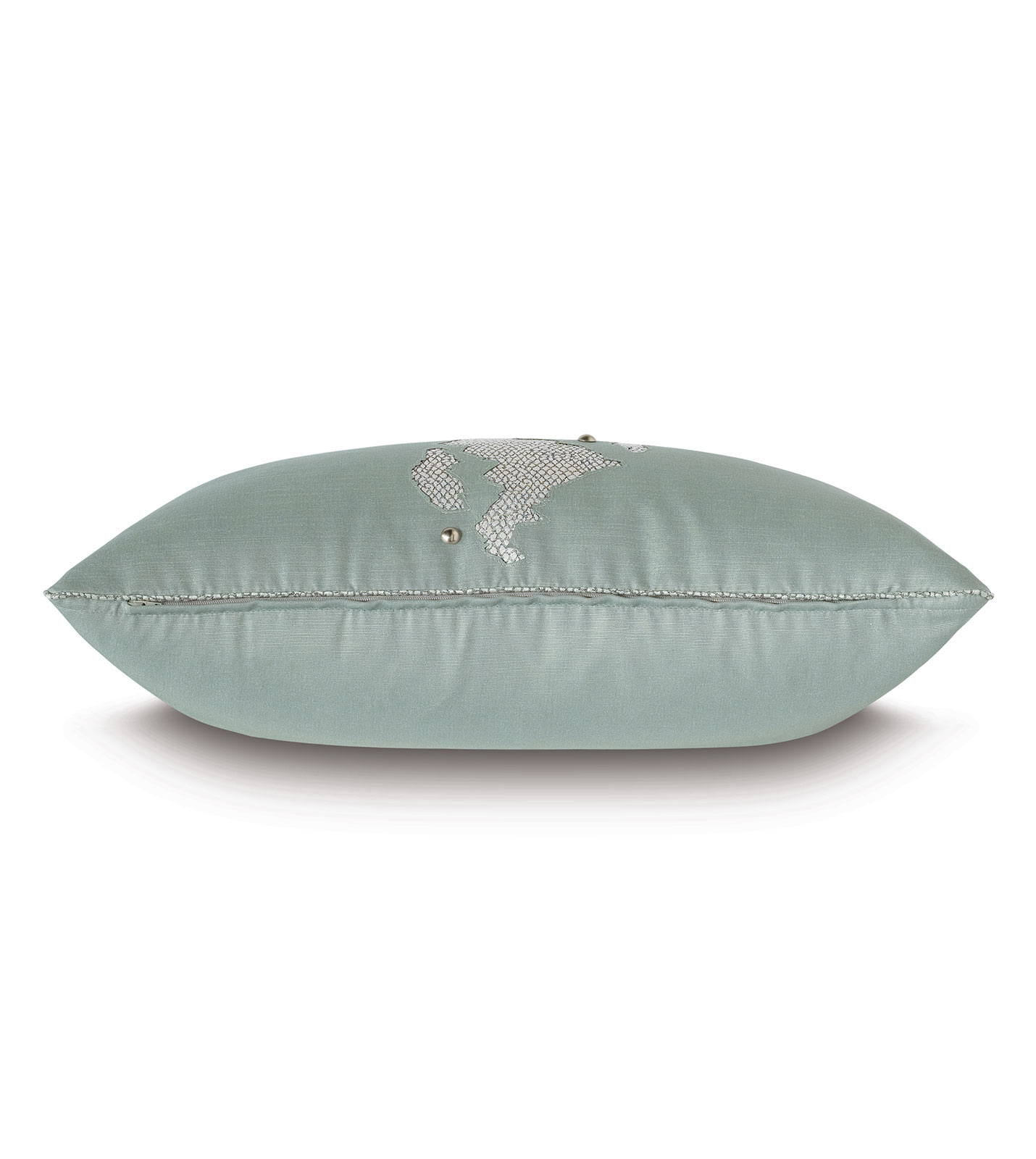 Zephyr Nailhead Decorative Pillow | Eastern Accents